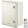 VEVOR Fiberglass Enclosure 19.7 x 15.7 x7.9 Electrical Enclosure Box ...