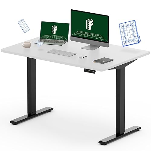 FLEXISPOT Height Adjustable Standing Desk 48 x 24 Inches Whole-Piece ...