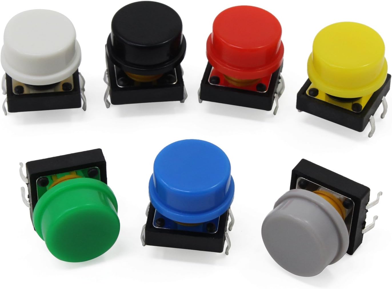 OCR 180Pcs Tactile Push Button Switch 10 Values 6x6mm Micro Momentary ...