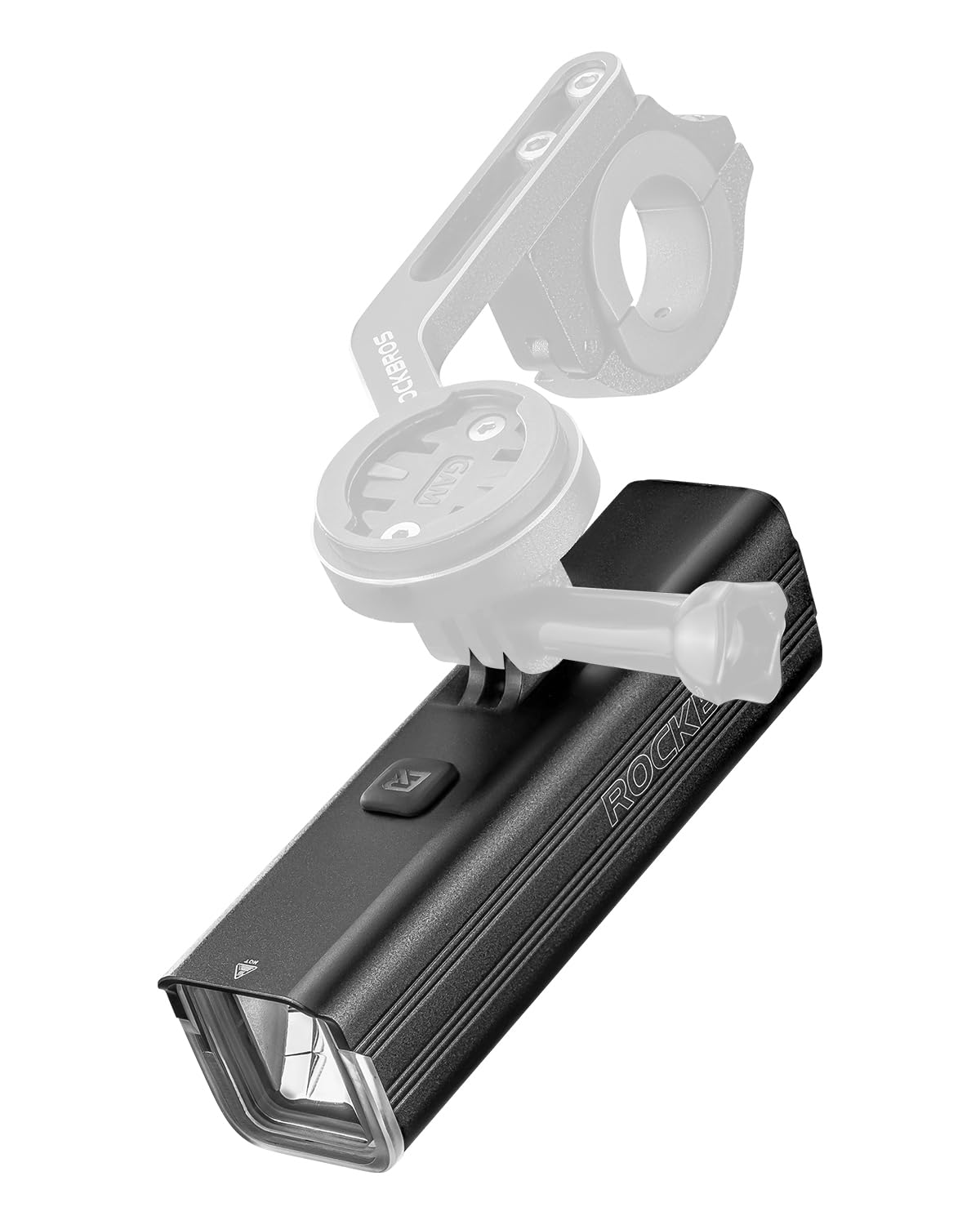 ROCKBROS 1000 Lumens Bike Light Compatible with Bike Out-Front Mount Rechargeable Bicycle ...