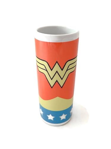 Amazon.com: Wonder Woman 3oz Shot Ceramic Glass: Handmade