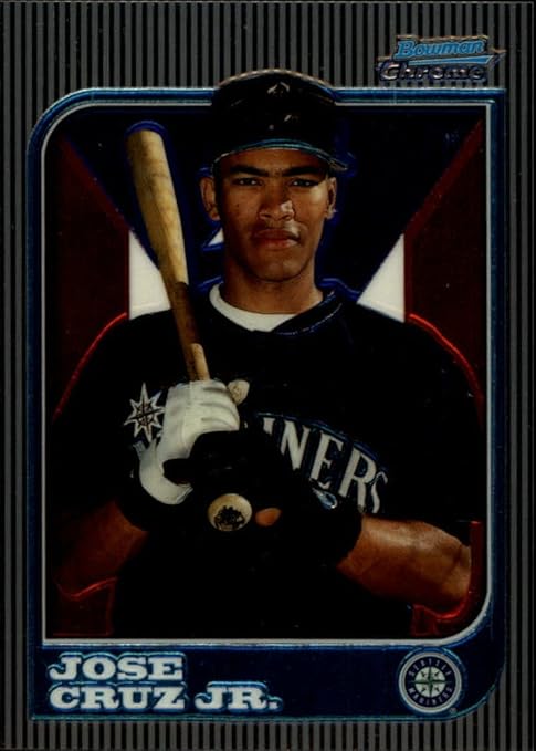 Amazon.com: 1997 Bowman Chrome Baseball Rookie Card #122 Jose Cruz Jr ...
