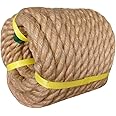 Amazon.com: Twisted Manila Rope Jute Rope (3/4 in x 50 ft) Natural ...