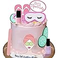 Amazon.com: Spa Cake Topper with Eye Mask for Girl Spa Pamper party ...
