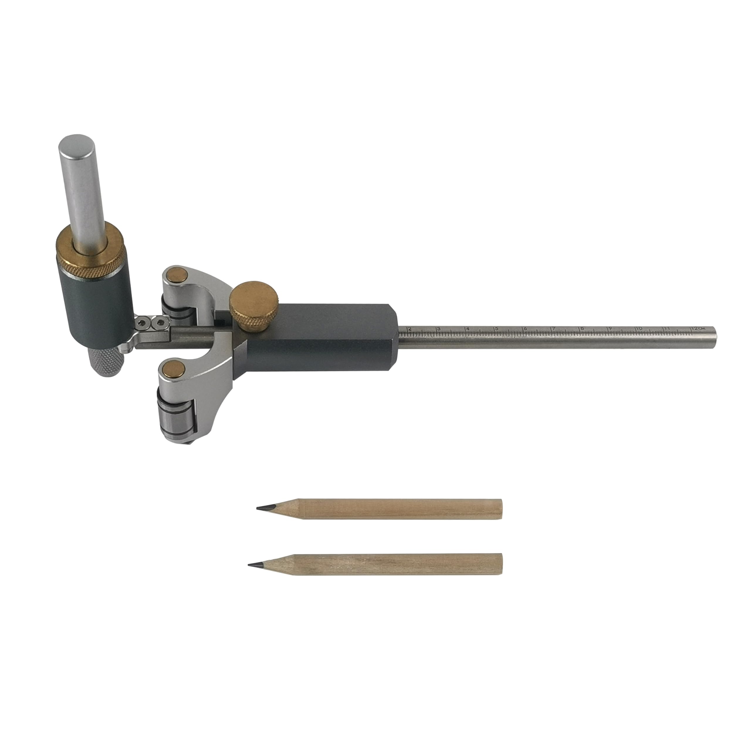 HFS(R Wood Scribe Tool Dual-purpose Lines and Arcs Wheel Marking Gauge ...