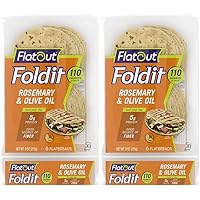 Amazon.com: Flatout Foldit, Rosemary Olive Oil (4 Packs of 6 Foldits)