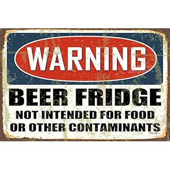 Amazon.com: Alcohol! I Only Drink To Make You More Interesting Tin Bar ...