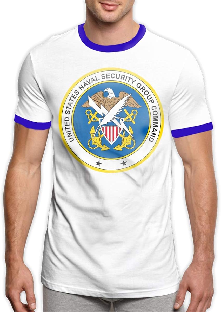 US Navy Naval Security Group Command Tee T Shirts Trendy Men's Ringer T ...