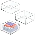 Amazon.com: mDesign Plastic Square Desk Organizer - Create Section for ...