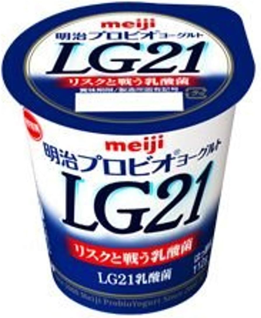 Amazon | 明治プロビオヨーグルトLG21 （食べるタイプ） 112g×24個 | プロビオヨーグルト | プレーンヨーグルト 通販