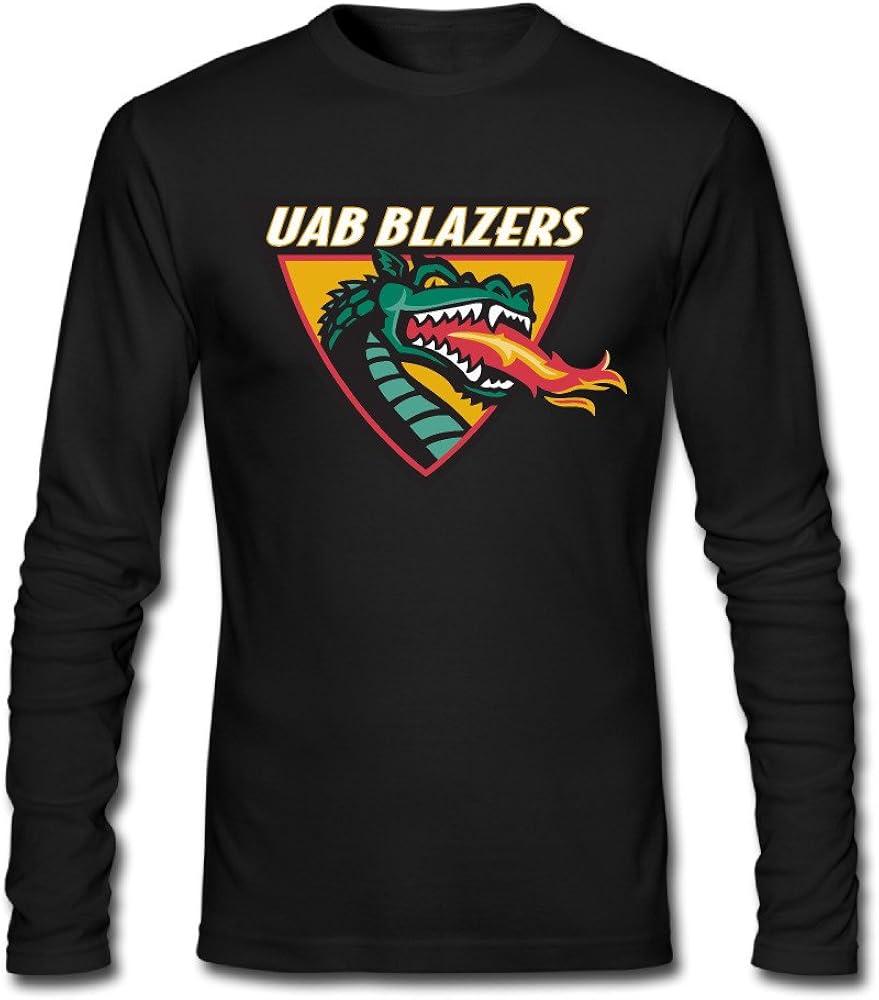OYOLOY Men's Uab Blazers Long Sleeve T Shirts Black: Amazon.ca ...