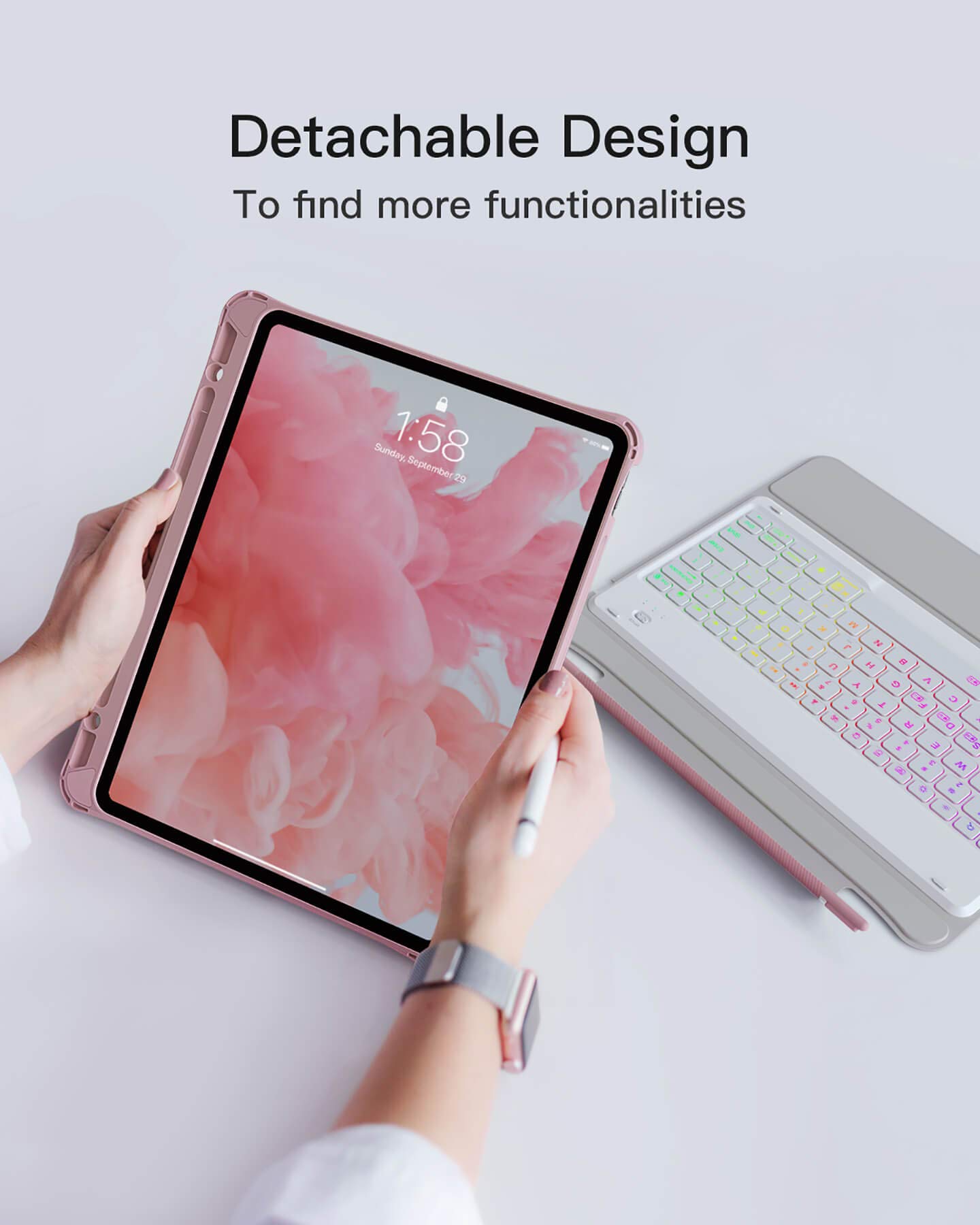 Mua Inateck iPad Keyboard Case for iPad Pro 12.9 Inch 2020(4th Gen ...