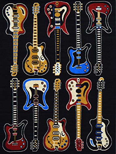 Guitar Area Rugs for Funk'N Music Lovers - Over 7 Funky Designs to See