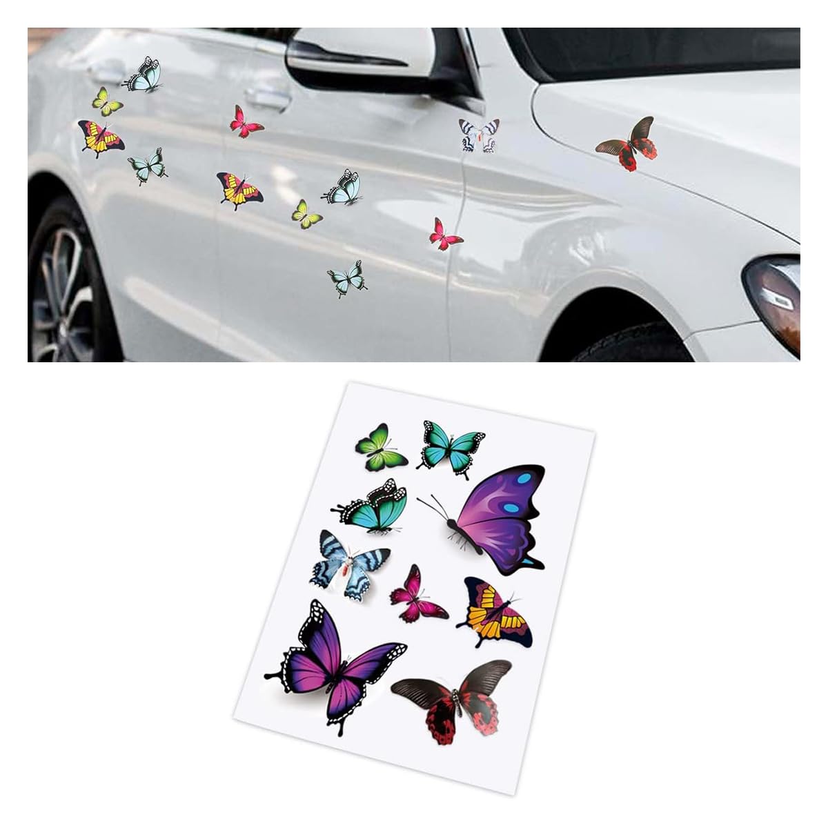Mua Butterfly Vinyl Car Sticker Decals, Waterproof Car Bumper Stickers ...