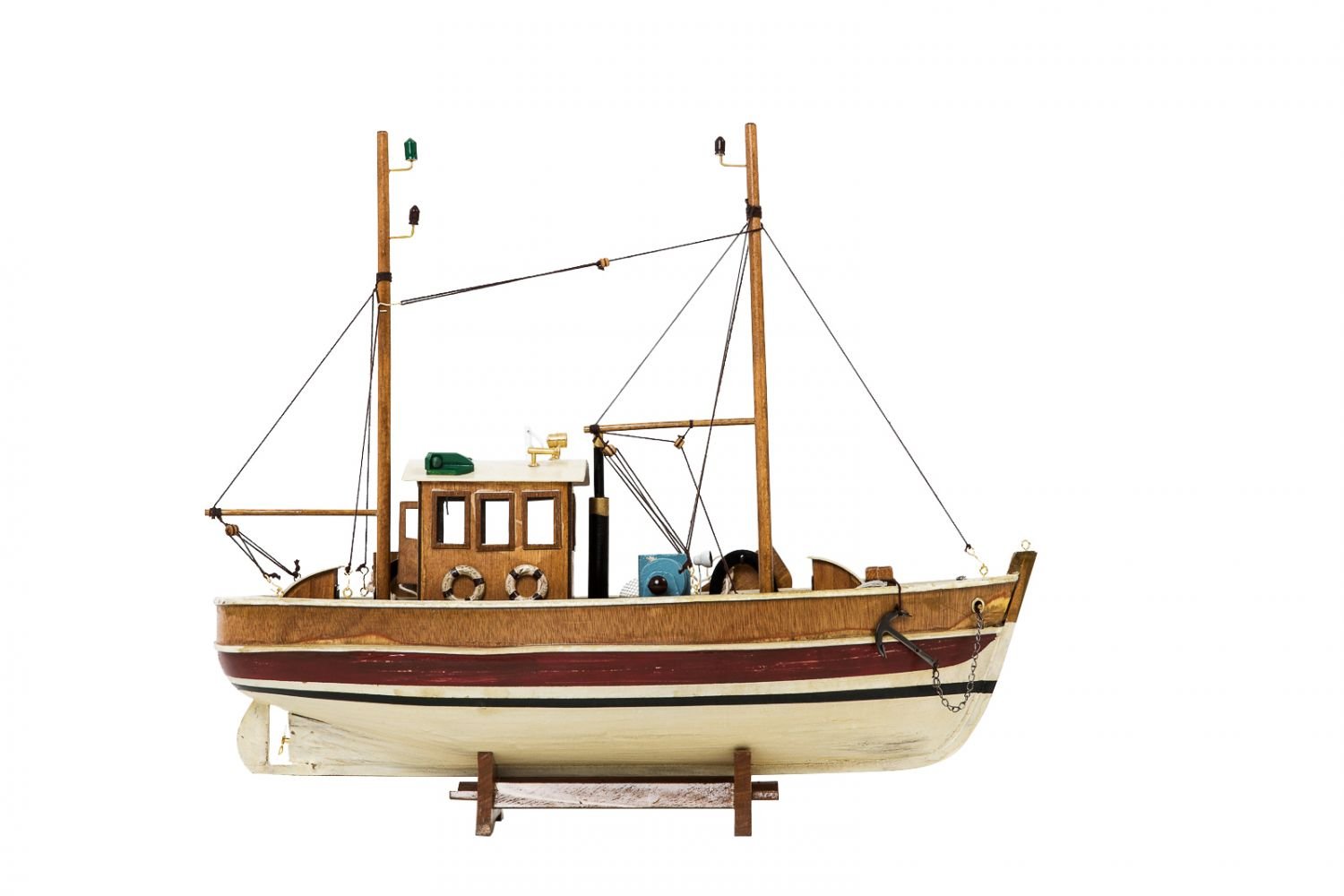 Hobby e collezionismo Barca peschereccio barca di legno modello barca ...