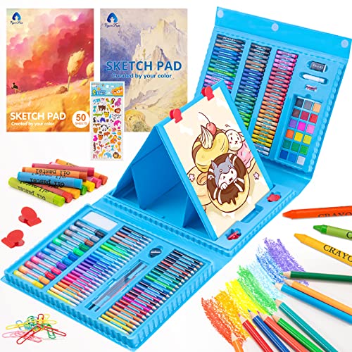 Art Supplies, 240-Piece Drawing Art kit, Gifts Art Set Case with Double ...
