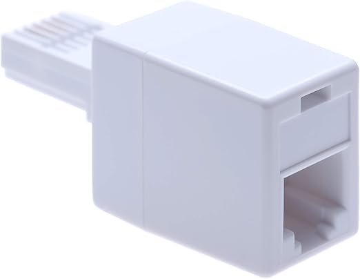 BT Telephone Line Cable Adapter from RJ11 Socket Female: Amazon.co.uk ...