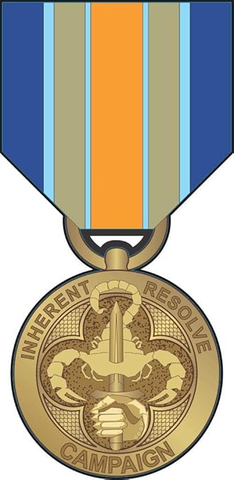 Amazon.com: MilitaryBest Operation Inherent Resolve Campaign Medal 3.8 ...
