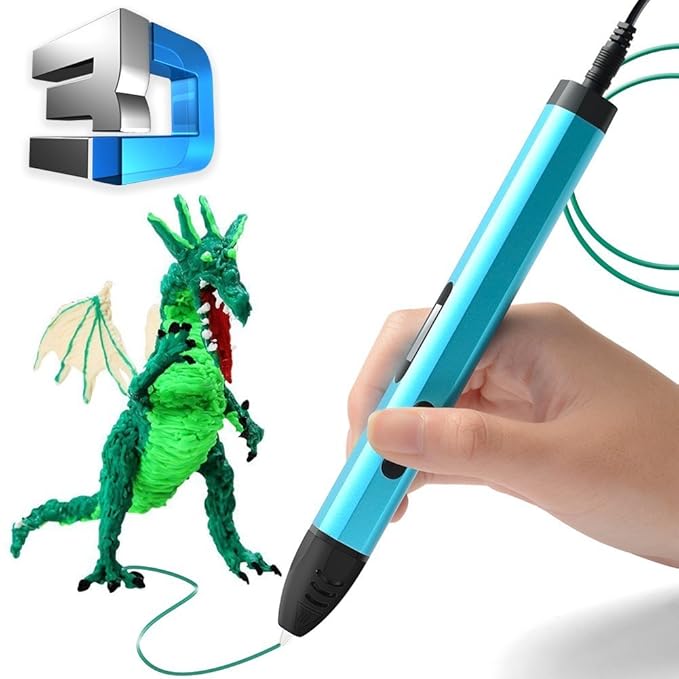 3D Printing Pen, Upgrade Intelligent 3D Pen, 3D Doodle Pen with Low ...