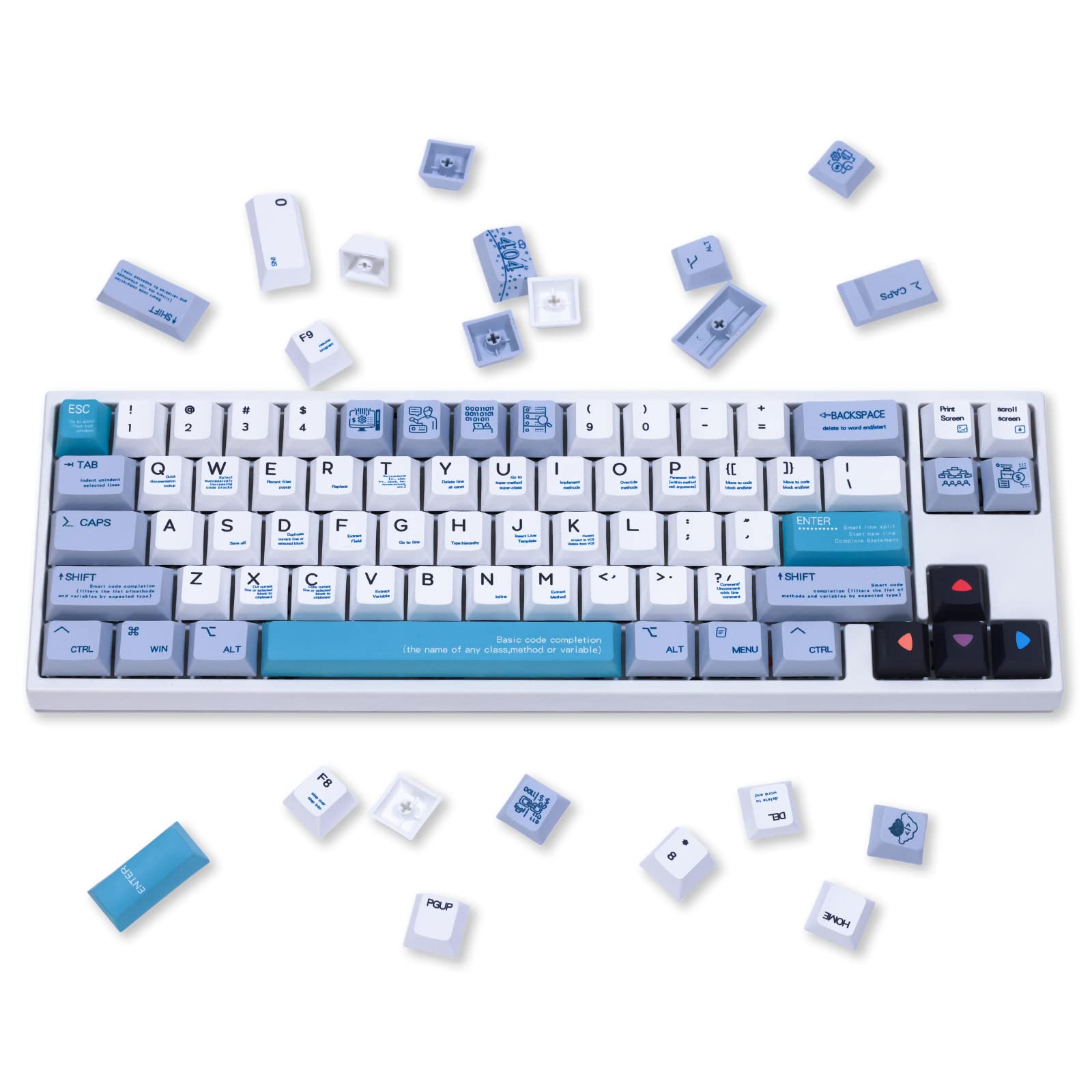 Mua XDK Custom Keycaps Programmer Theme 128keys (PBT Dye-Sub Cherry ...