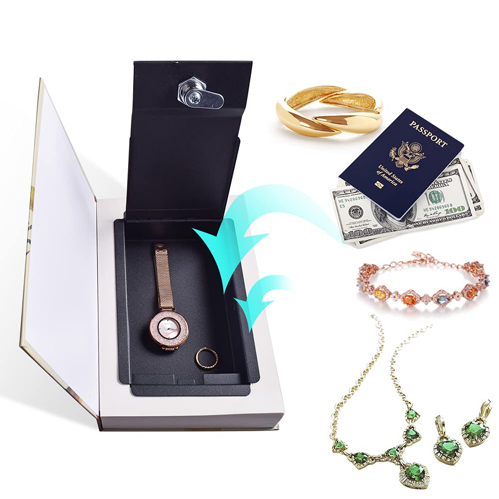 Mua EIOUMAX Real Paper Diversion Book Safe with key Secret Box ...