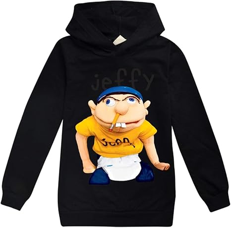 Jeffy The Puppet Kids Merch Hoodie Girls Boys Cartoon Game Clothes ...