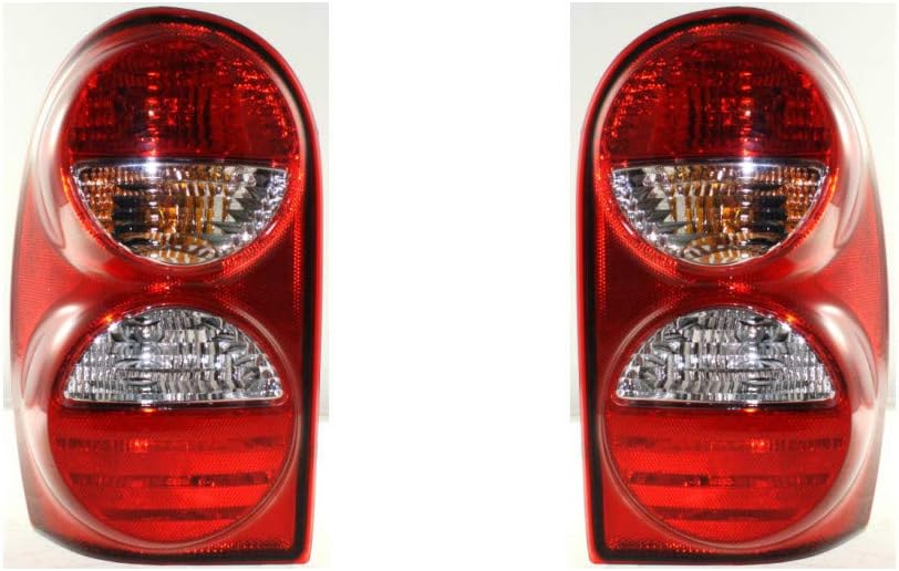 Amazon.com: For Jeep Liberty Tail Light Assembly 2005 2006 2007 Pair ...