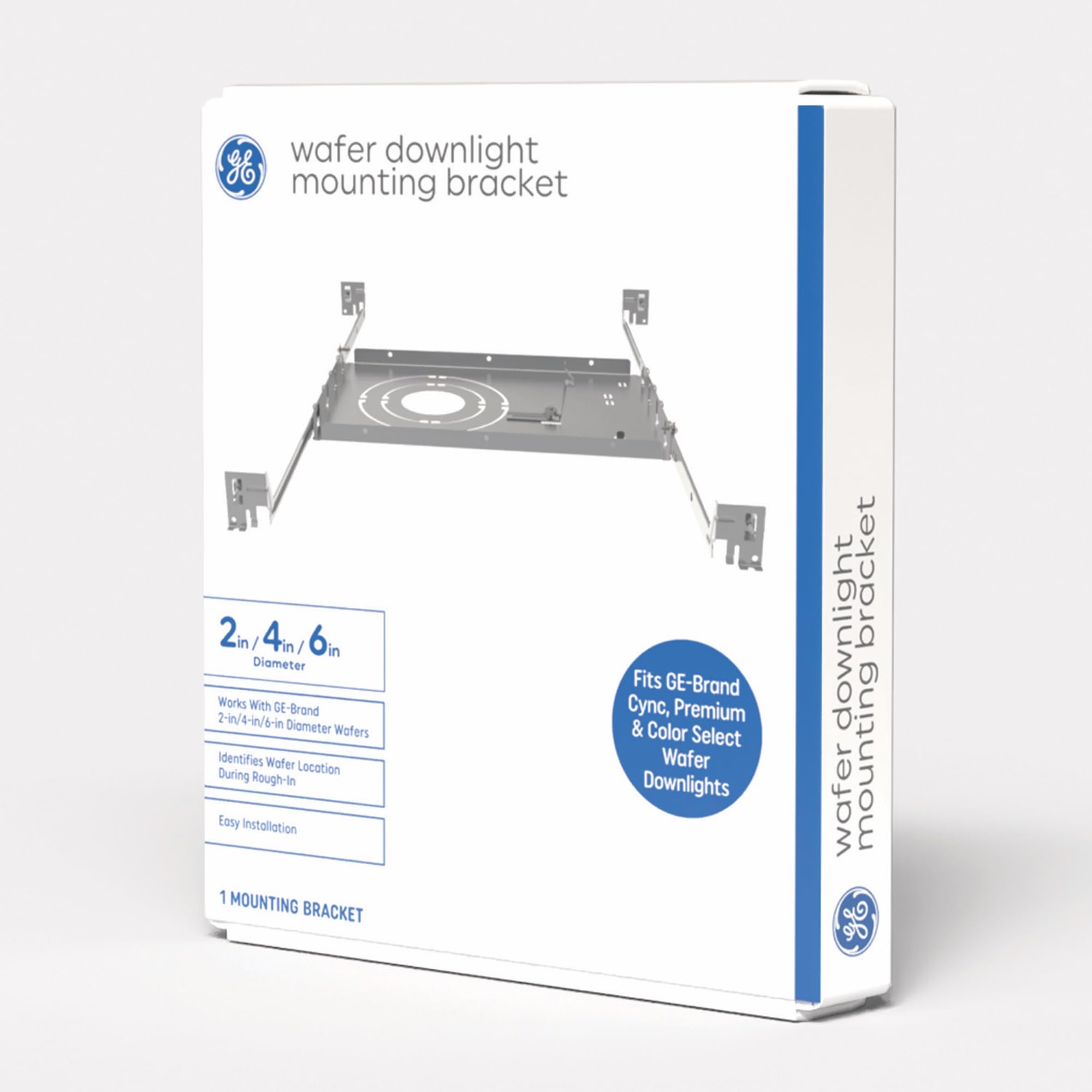 GE Wafer Downlight Mounting Bracket, Compatible with 2, 4, & 6in Cync ...