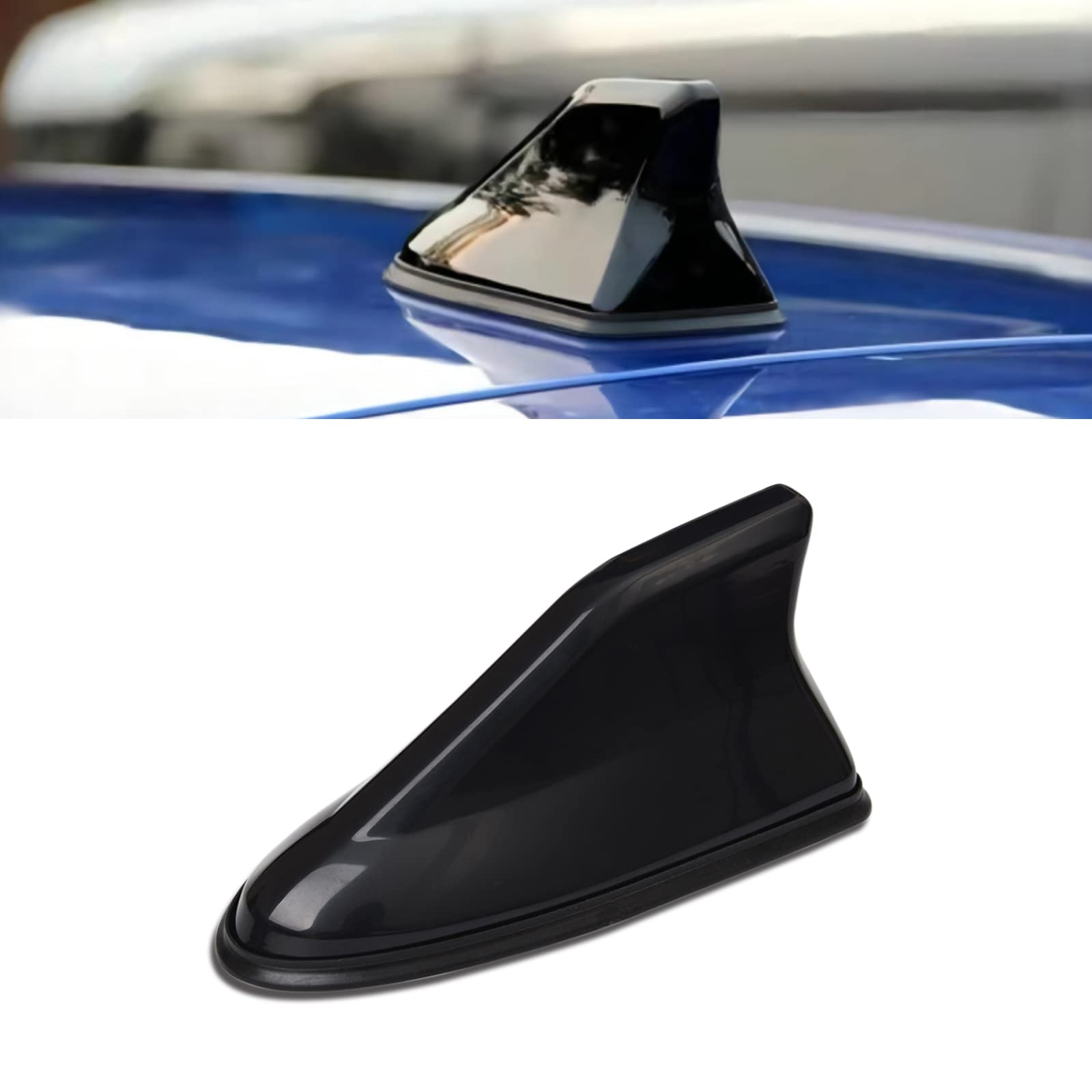 Sodcay 1 Pack Shark Fin Antenna Cover, Antenna Tail Modification ...