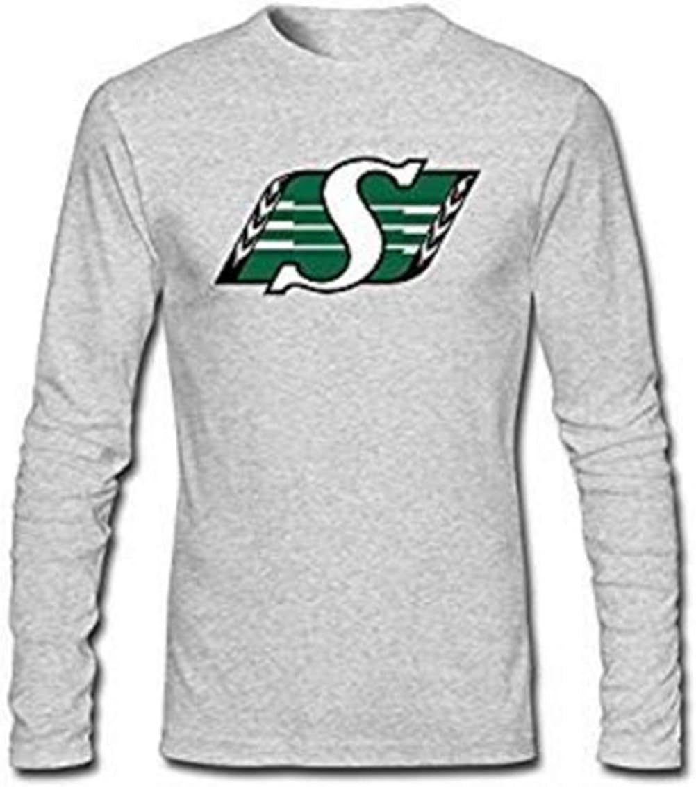 Saskatchewan Roughriders Logo Long Sleeve Men's T-Shirt X-Large Gray ...