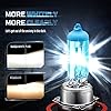 BIOLIGHT KM H11 Super White Plus 6000K Brighter Light Replacement ...