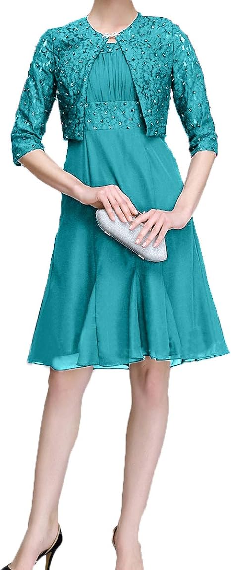 Festliches Kleid Knielang Mit Bolero