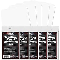 Amazon.com: BCW Tall Trading Card Dividers - 50 ct : Toys & Games