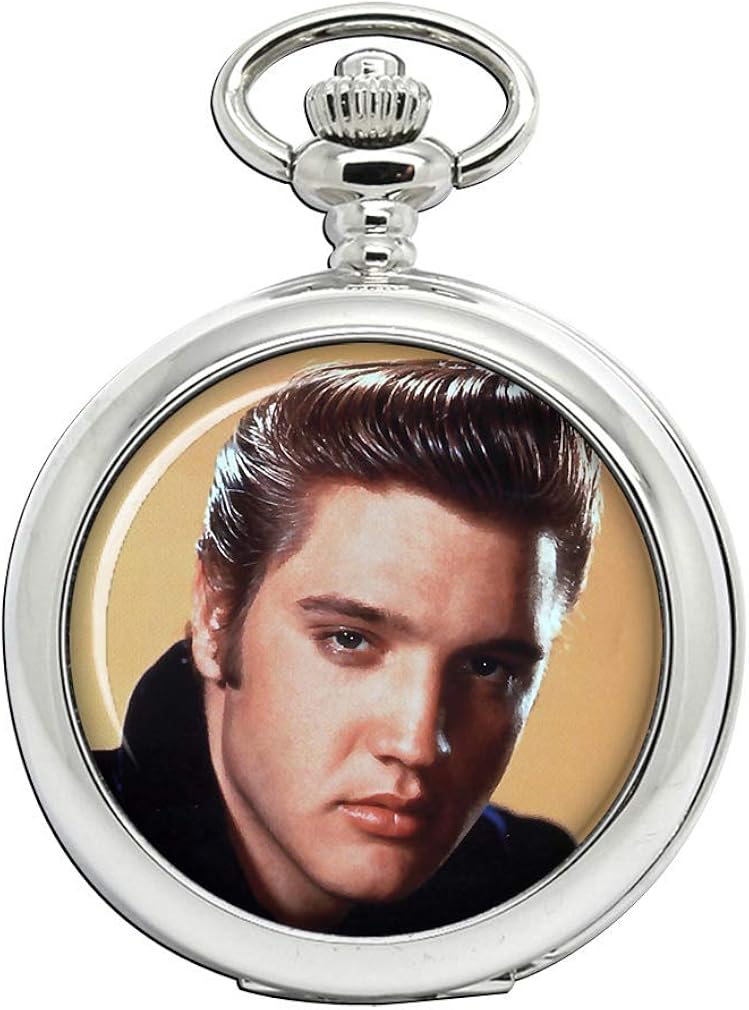 Elvis Presley Full Hunter Pocket Watch: Amazon.co.uk: Watches