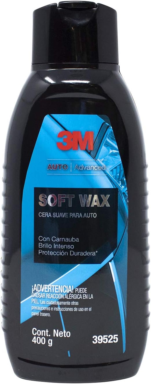 3M, Cera en Pasta Suave, 400 g, Modelo 39525: Amazon.com.mx: Automotriz ...