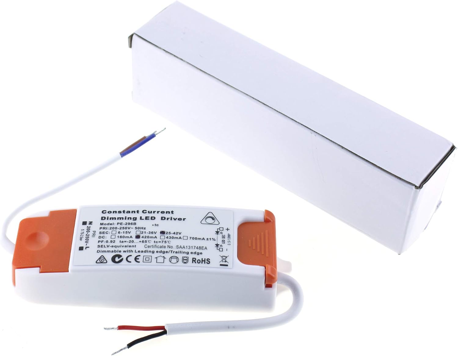 LED Driver / Power Supply 25-42V DC; 420 mA; dimmable via phase control ...