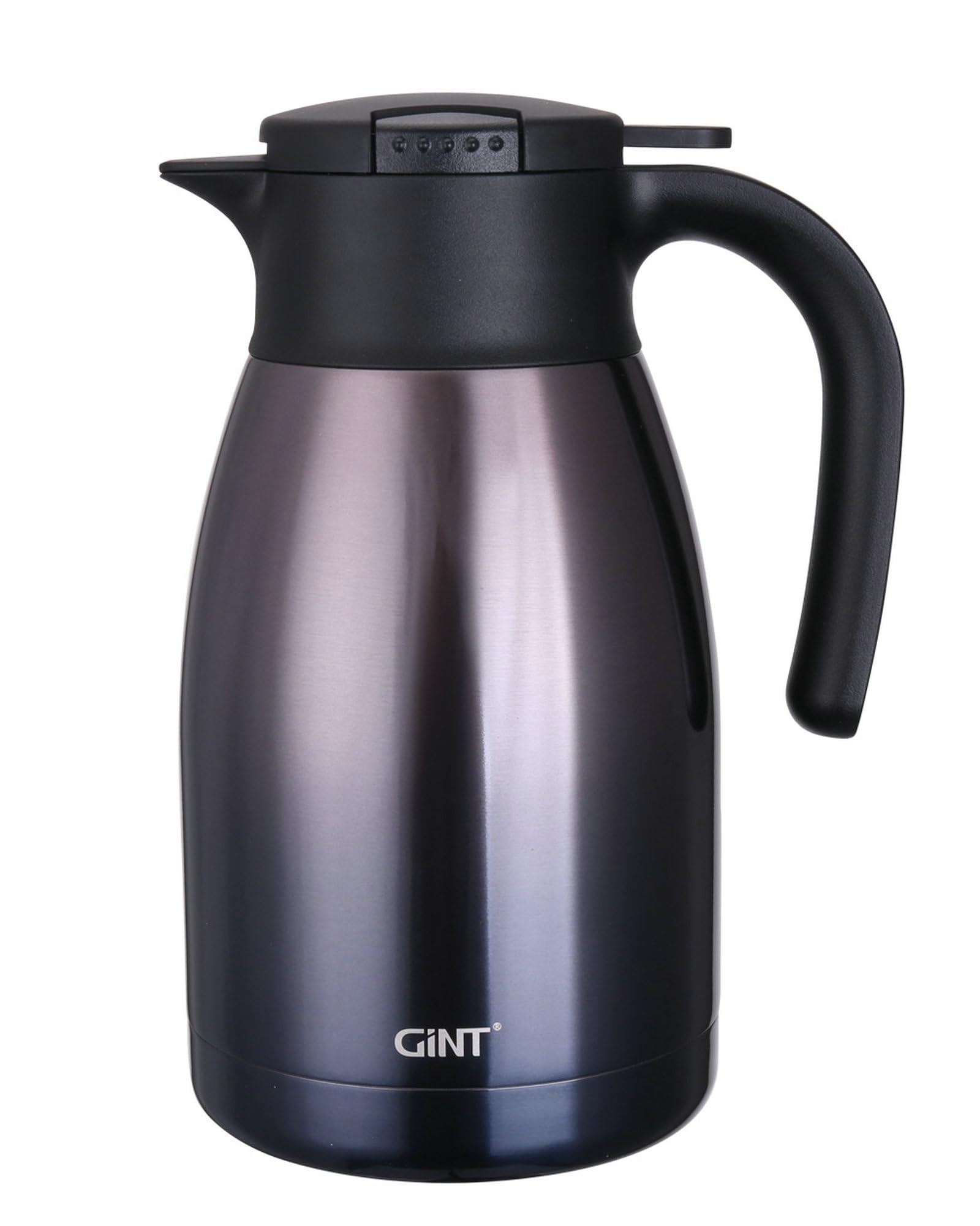 GiNT 51Oz Stainless Steel Thermal Coffee Carafe with Lid/Double Walled Vacuum Thermos / 12 Hour ...