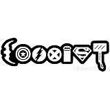 Batman Logo Sticker Decal Pack of (9) Black - Wall Decor Stickers ...