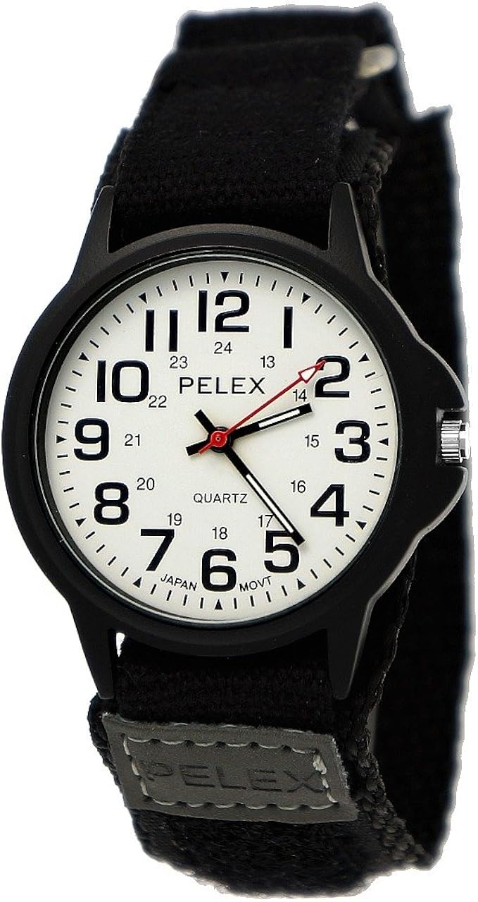 Pelex London Men's Watch Women's Watch Unisex Analog Quartz Fabric ...