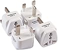 Amazon.com: 4 Pack UK Travel Adapter for Type G Plug - Works with ...