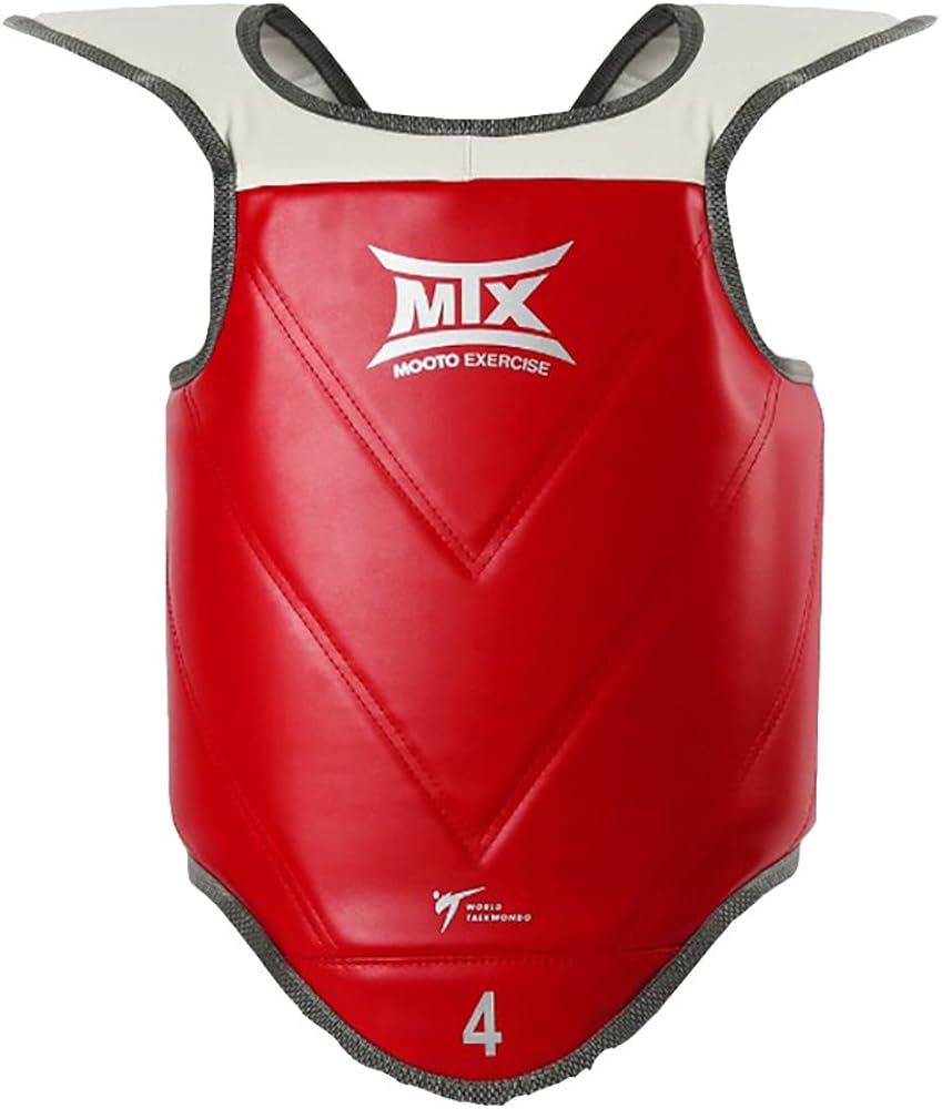 Amazon.com : Mooto Korea Taekwondo MTX Chest Guards Reversible ...