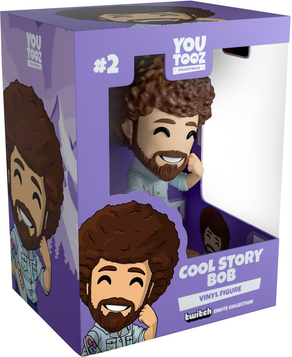 Mua Youtooz Cool Story Bob Ross Vinyl Figure, 4.5" Official Licensed ...