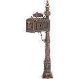 Ailismail Barcelona Decorative Modern Mailbox with Post, Stratford ...