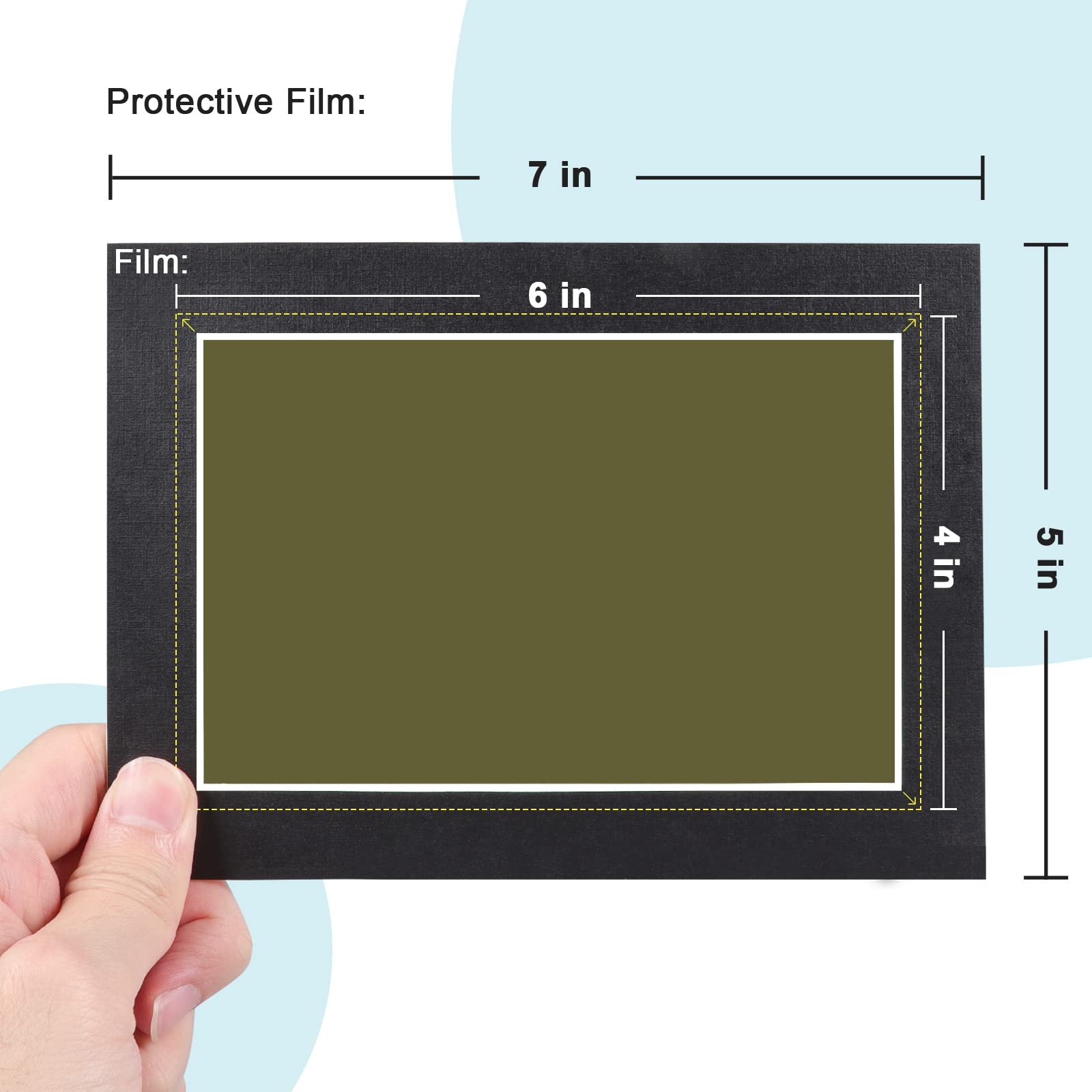 Mua 4 x 4 Inch Magnetic Field Viewing Film, Magnetic Field Viewer ...