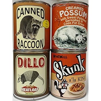 Amazon.com : 2-Pack of Creamed Possum in Coon Fat Gravy Garnished with ...