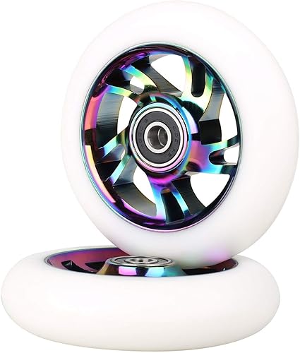 100mm Scooter Wheels - Pro Scooter Wheels 100mm Pair - Neo Oil Slick ...