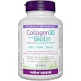 Webber Naturals Collagen30 With Biotin Tablets, 180 Count (Value Pack ...