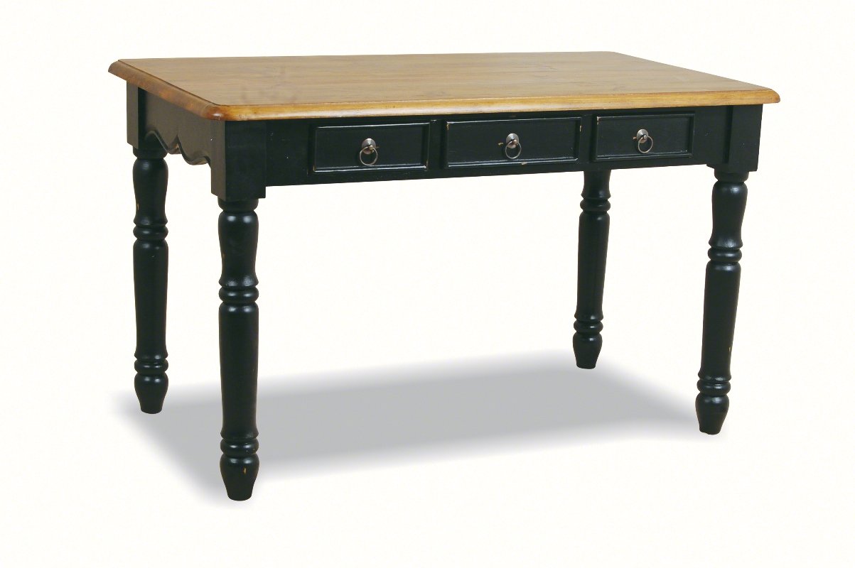 Provence Shabby Chic Country Style Desk with 3 Drawers: Amazon.co.uk ...