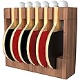 Amazon.com : Ping Pong Paddle Storage Rack Table Tennis Racket Display ...