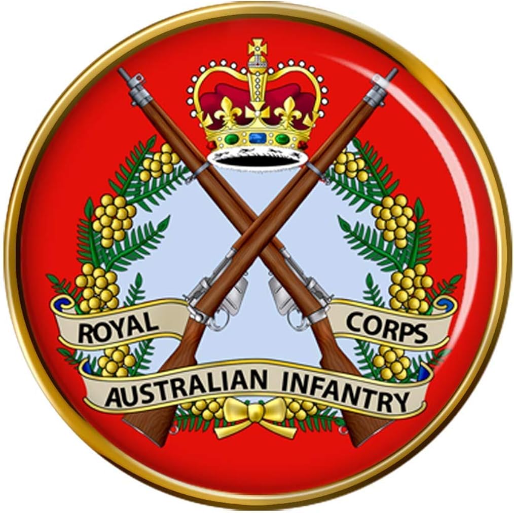 Royal Australian Infantry Corps (Australian Army) Pin Badge: Amazon.co ...